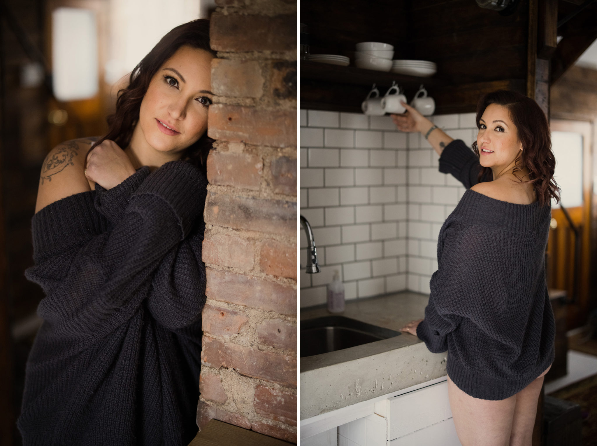 Cute Morning Boudoir Session | Niagara | Afterglow