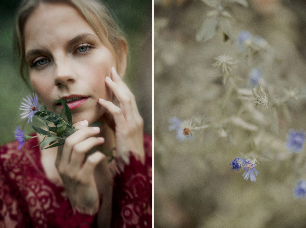 E + F | Couple's Boudoir in the Autumn Forest | Afterglow
