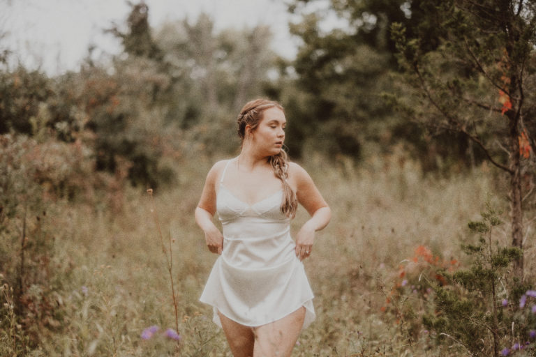 E + F | Couple's Boudoir in the Autumn Forest | Afterglow