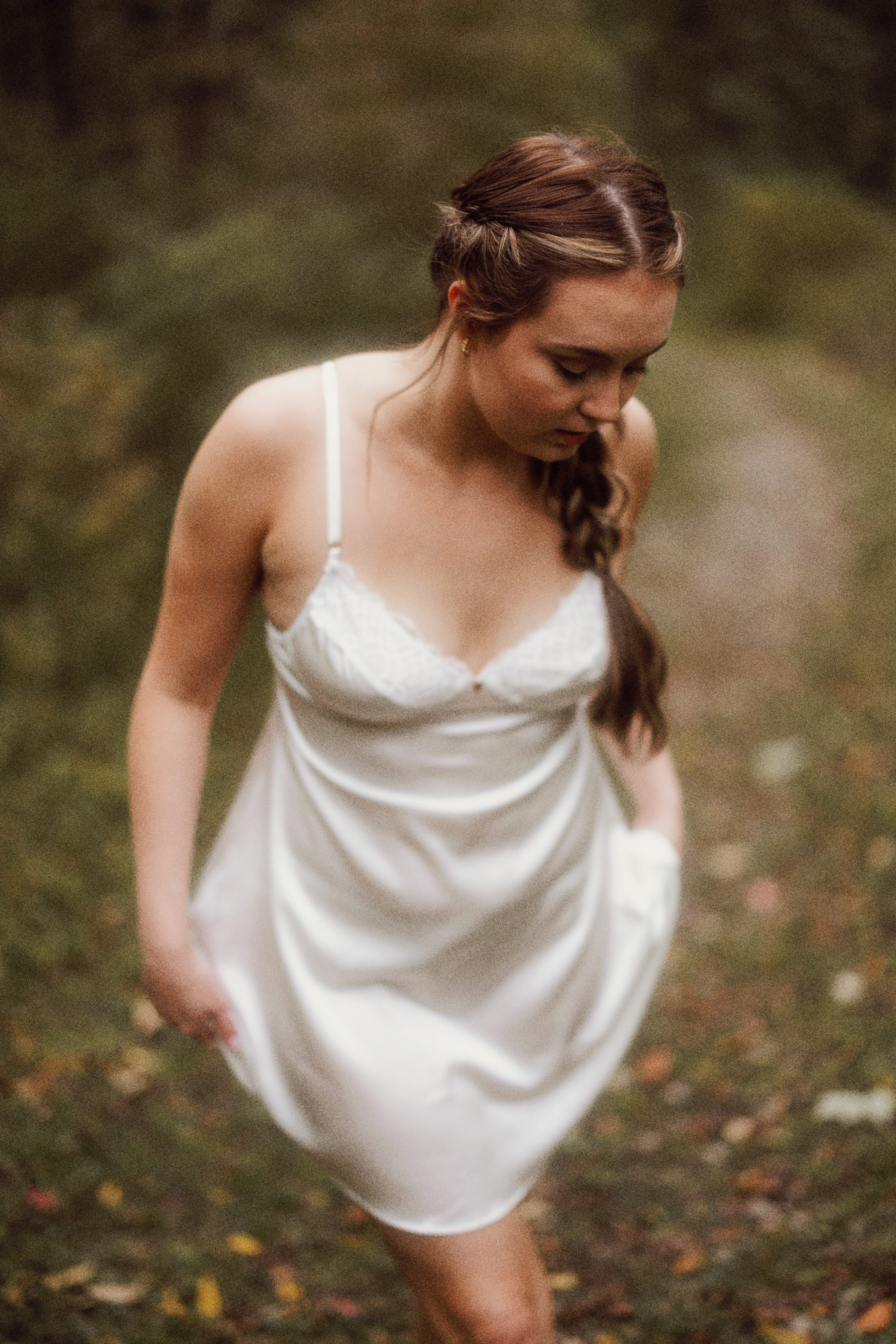 E + F | Couple's Boudoir in the Autumn Forest | Afterglow