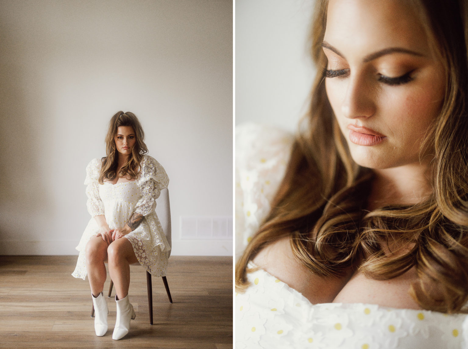 S | 1960s Style Winter Boudoir Session in Niagara | Afterglow