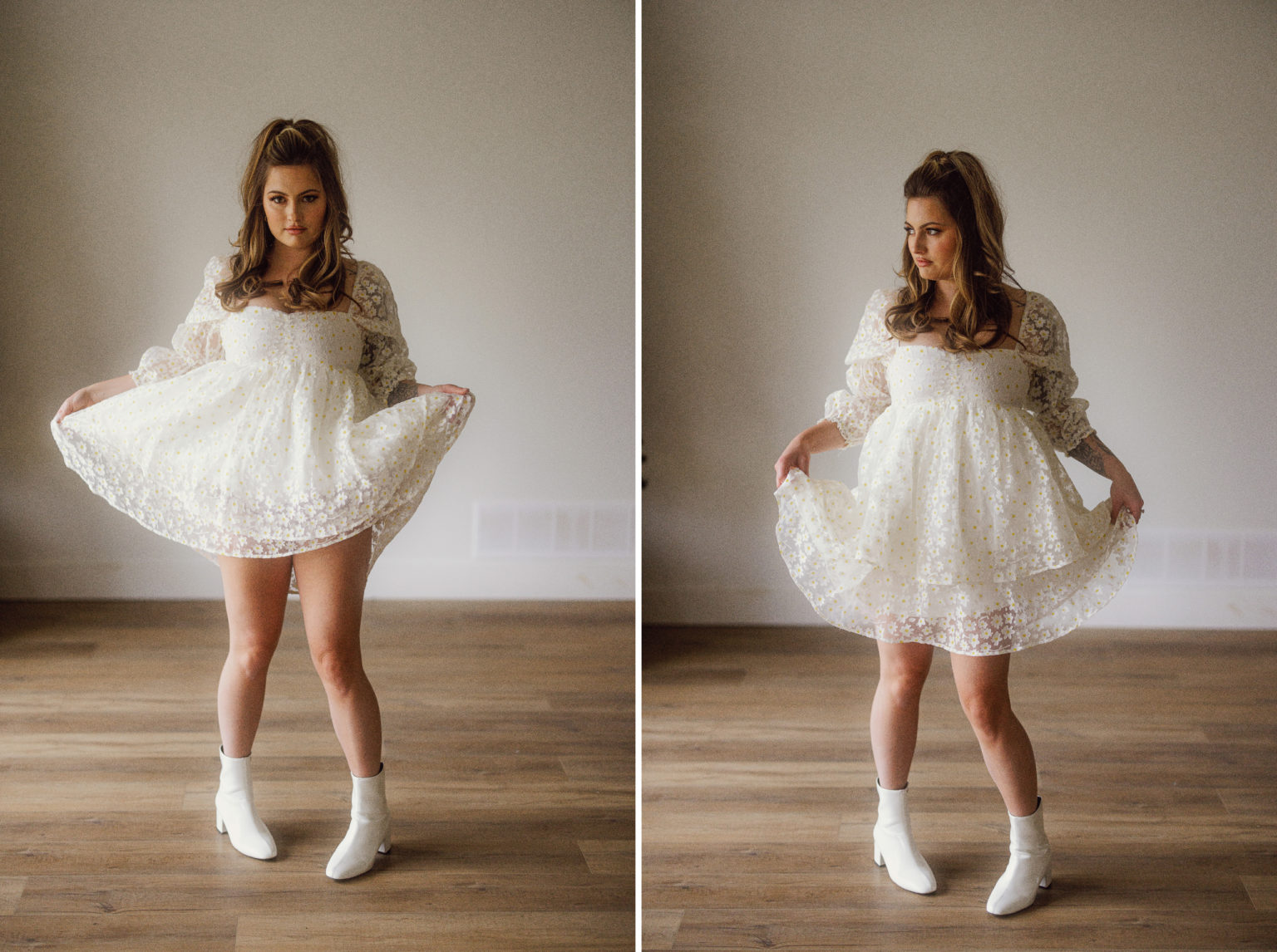 S | 1960s Style Winter Boudoir Session in Niagara | Afterglow