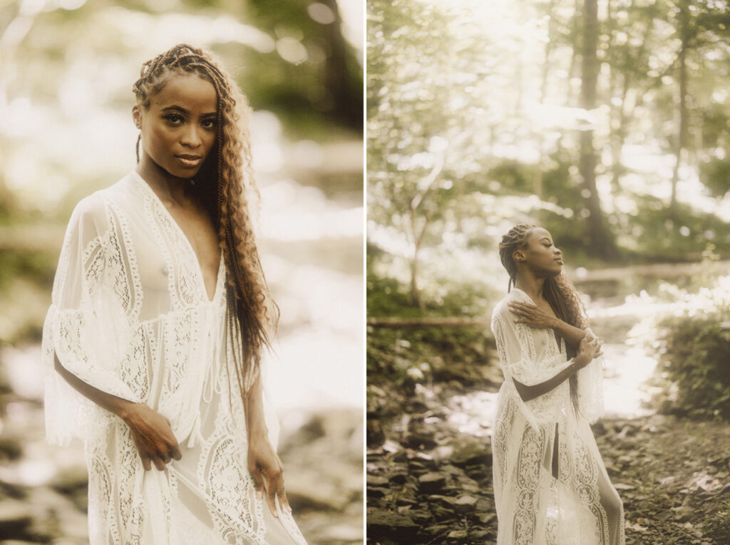 K | Misty Morning Boudoir in the Woods | Afterglow