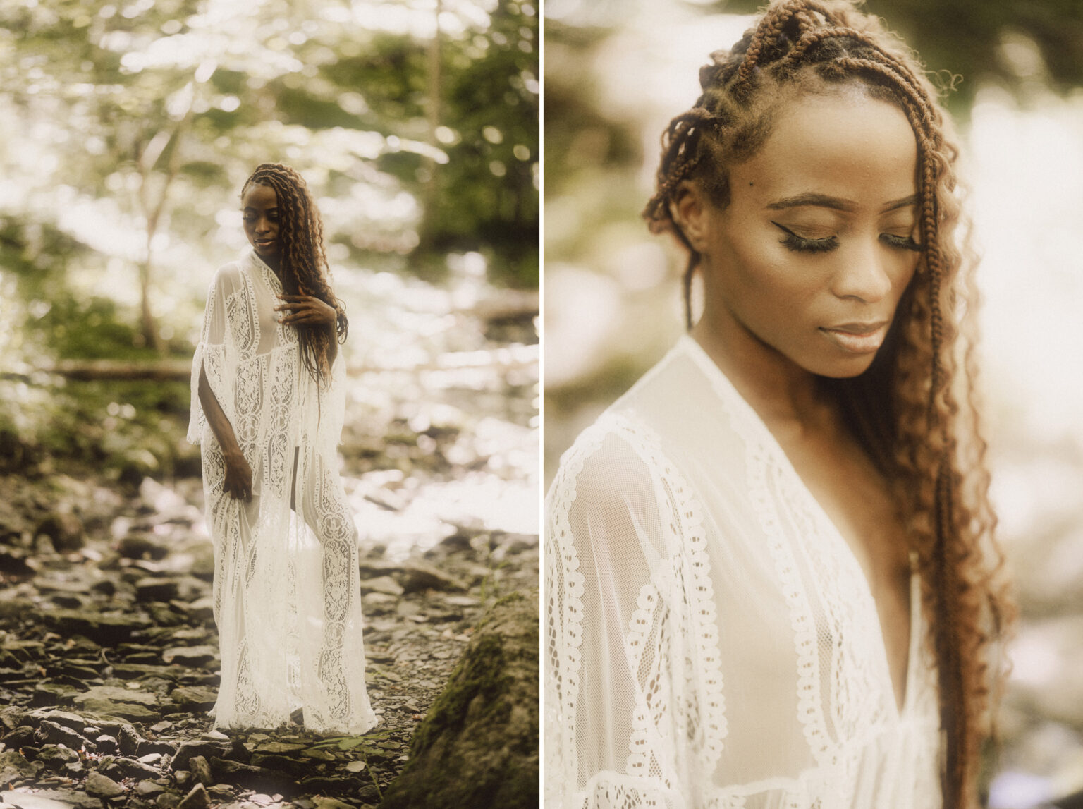 K | Misty Morning Boudoir in the Woods | Afterglow