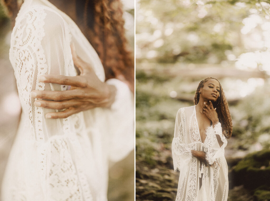 K | Misty Morning Boudoir in the Woods | Afterglow