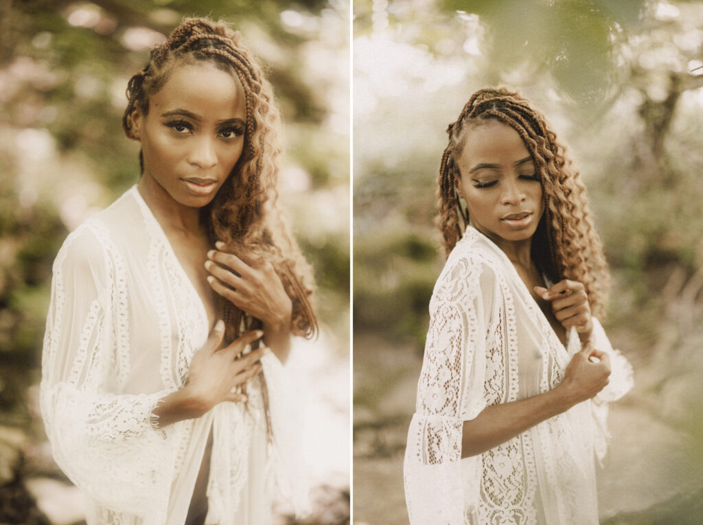 K | Misty Morning Boudoir in the Woods | Afterglow