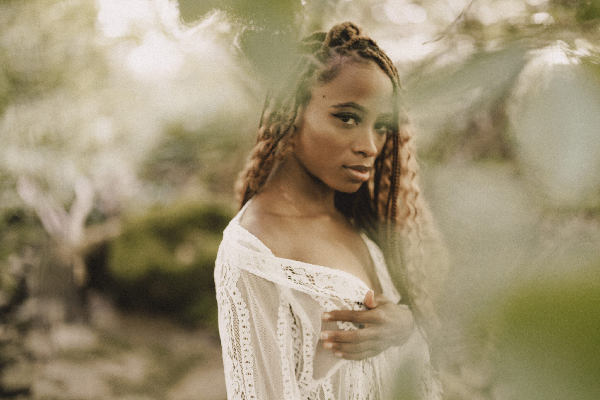 K | Misty Morning Boudoir in the Woods | Afterglow