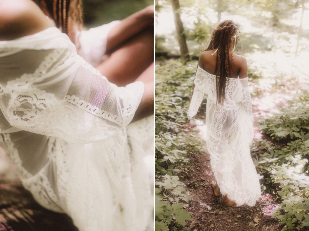 K | Misty Morning Boudoir in the Woods | Afterglow