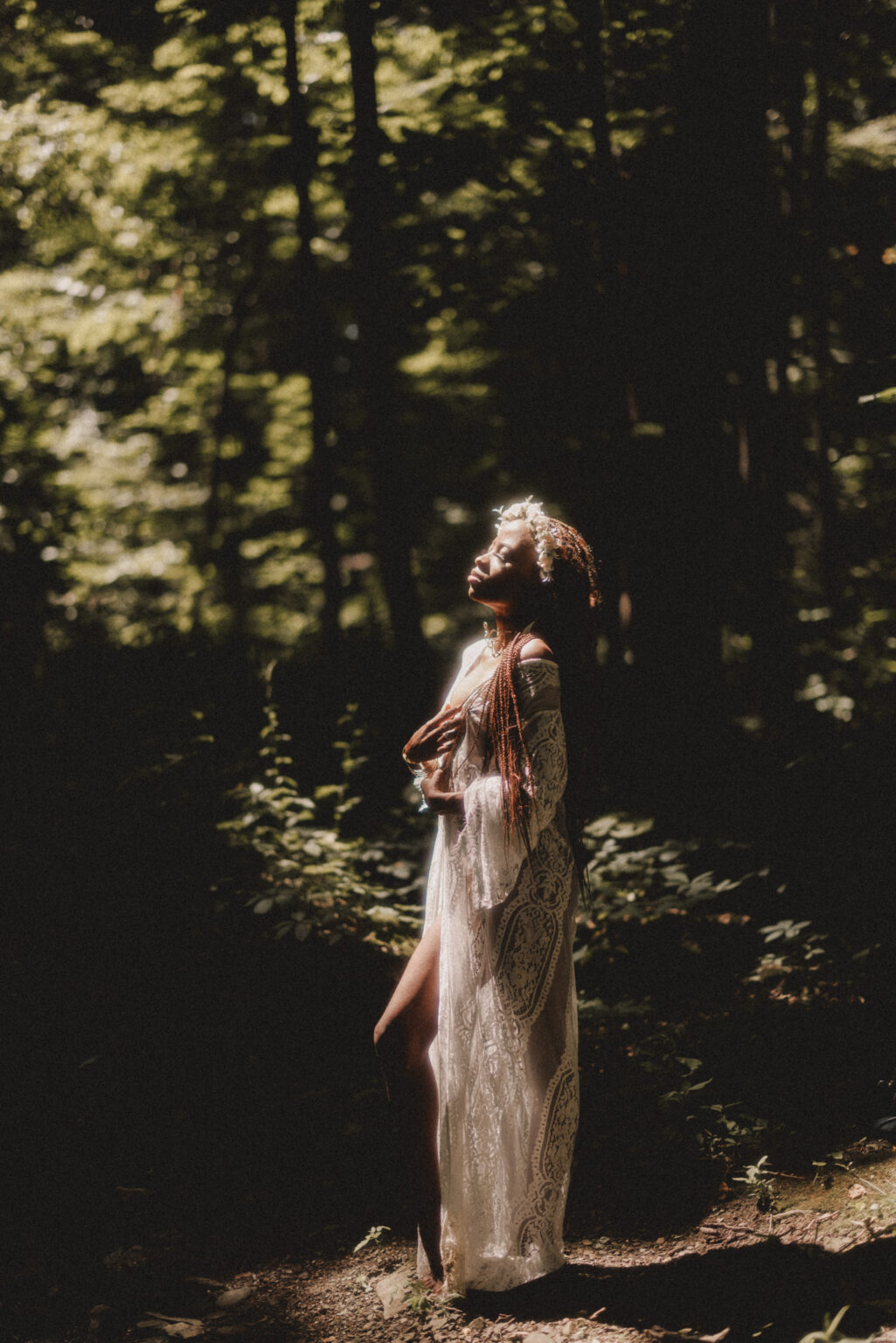 K | Misty Morning Boudoir in the Woods | Afterglow